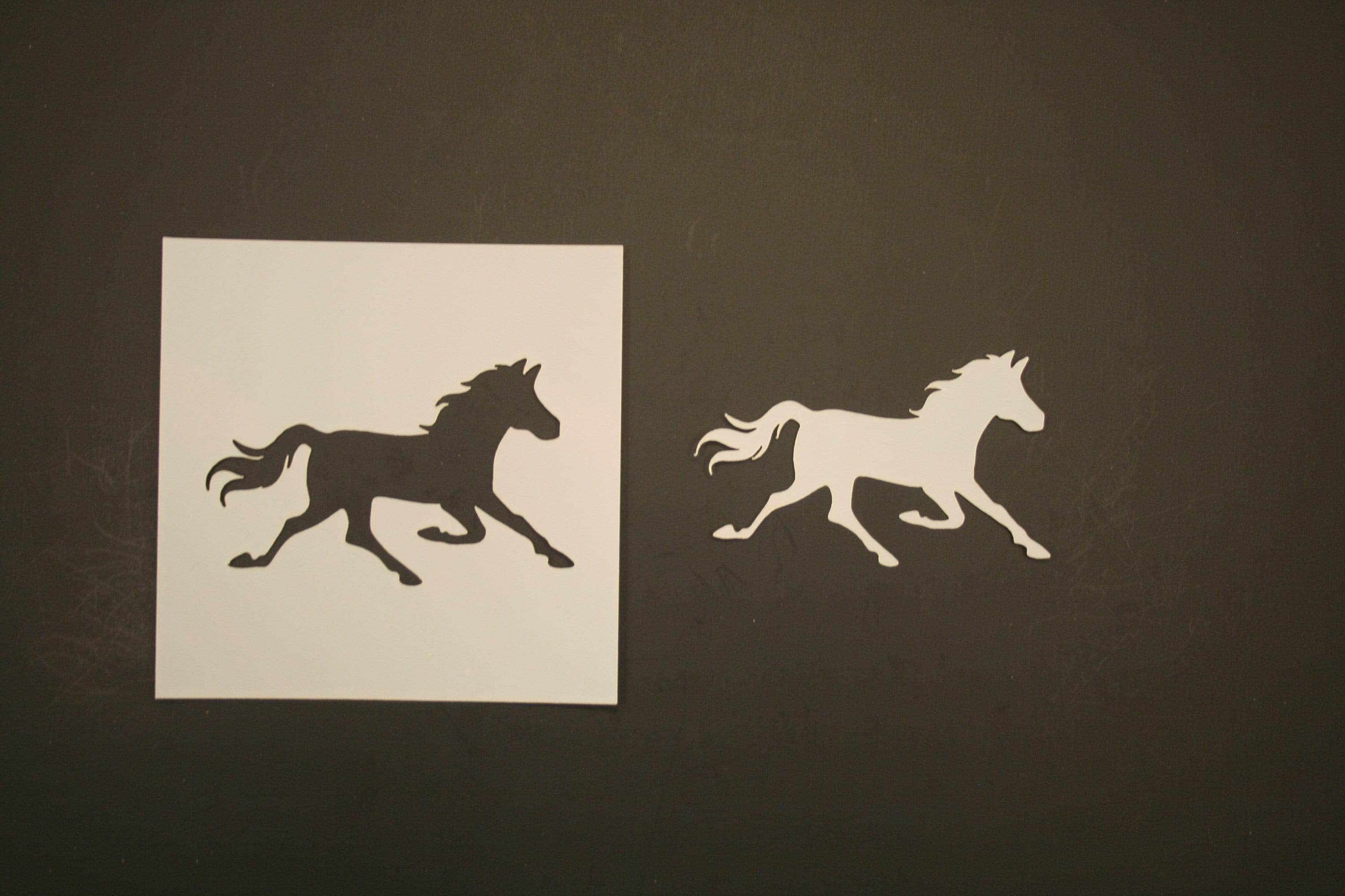 Running Horse Stencil