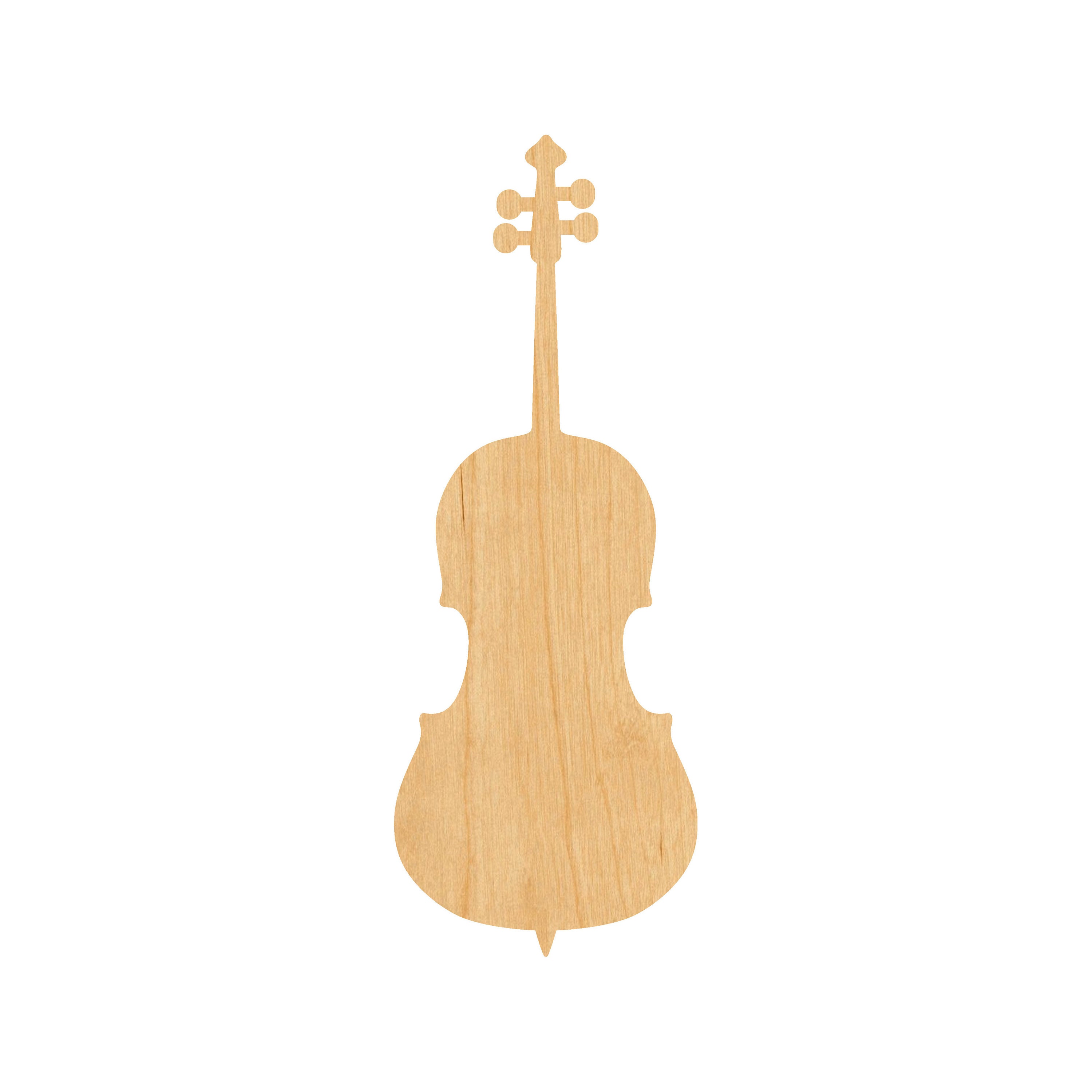 Cello Laser Cut Out Wood Shape Craft Supply - Woodcraft Cutout - Etsy