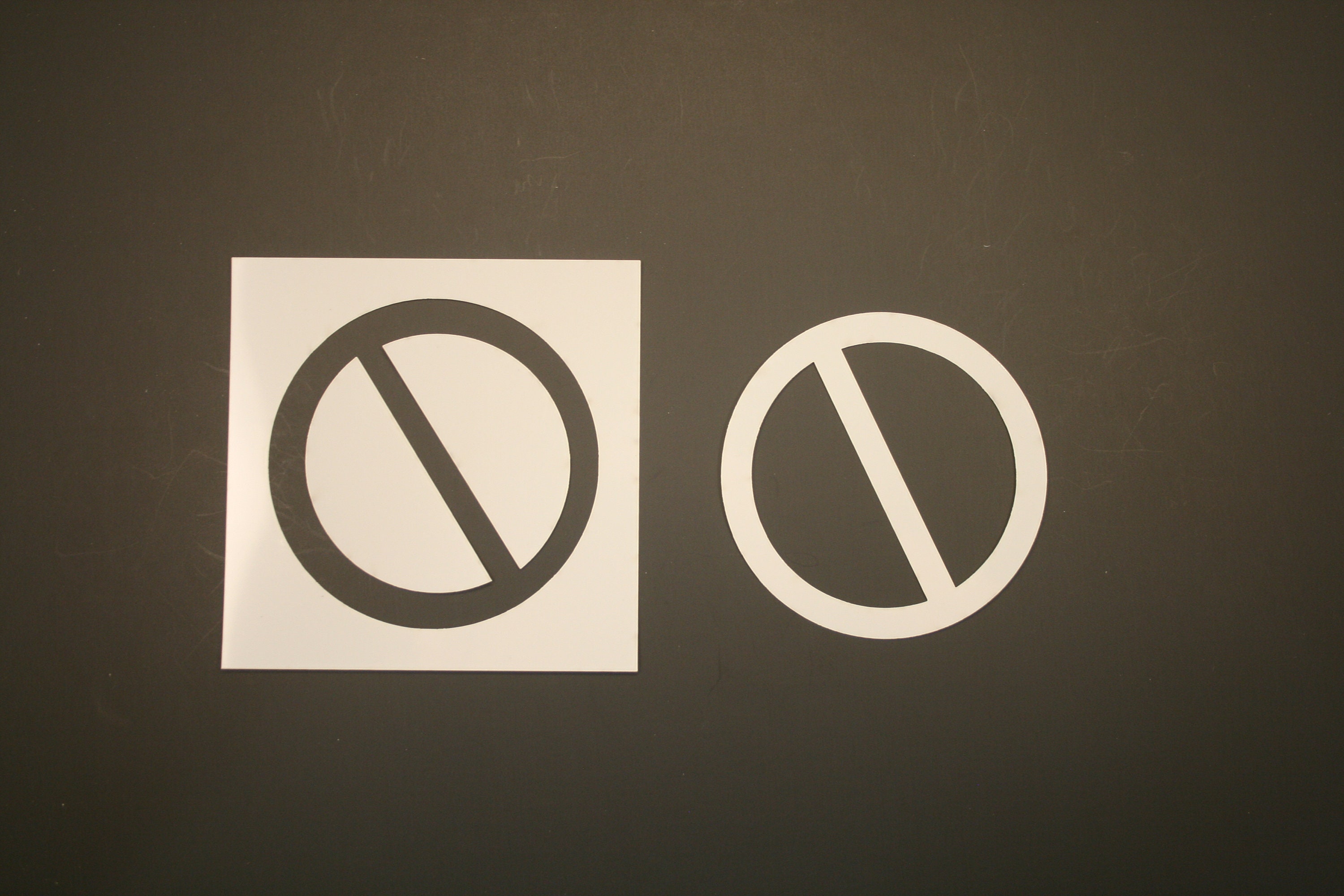 No Sign Reusable Mylar Stencil Art Supplies - Etsy UK