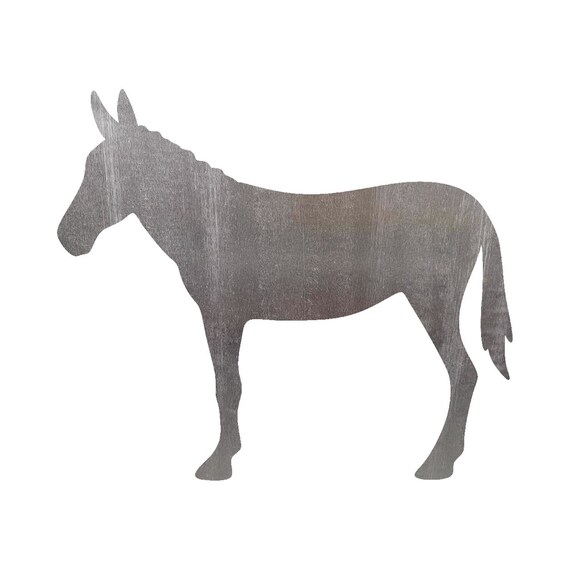 Mule Steel Cut Out Shape Metal Art Decoration Home Decor Craft | Etsy