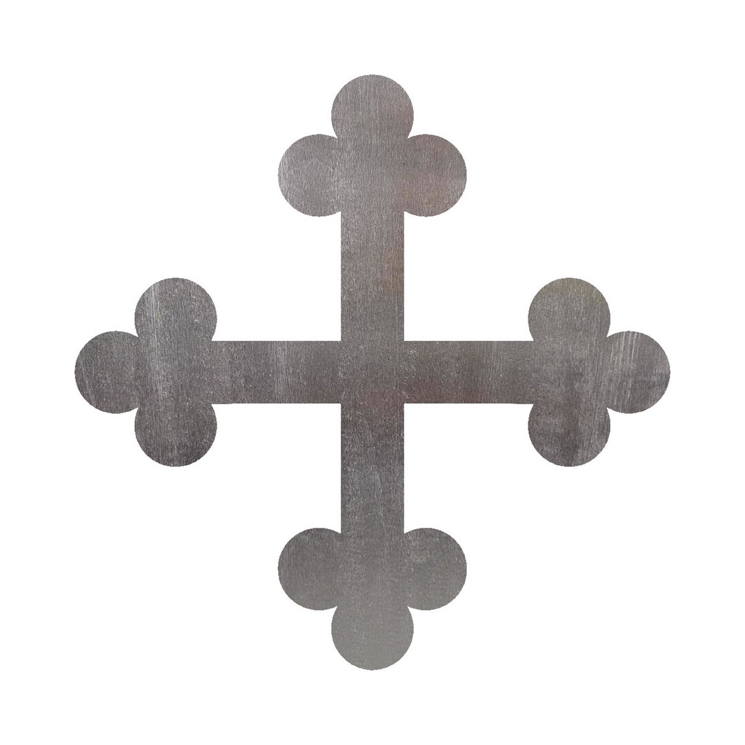Botany Cross 1 Steel Cut Out Shape Metal Art Decoration Home Decor ...