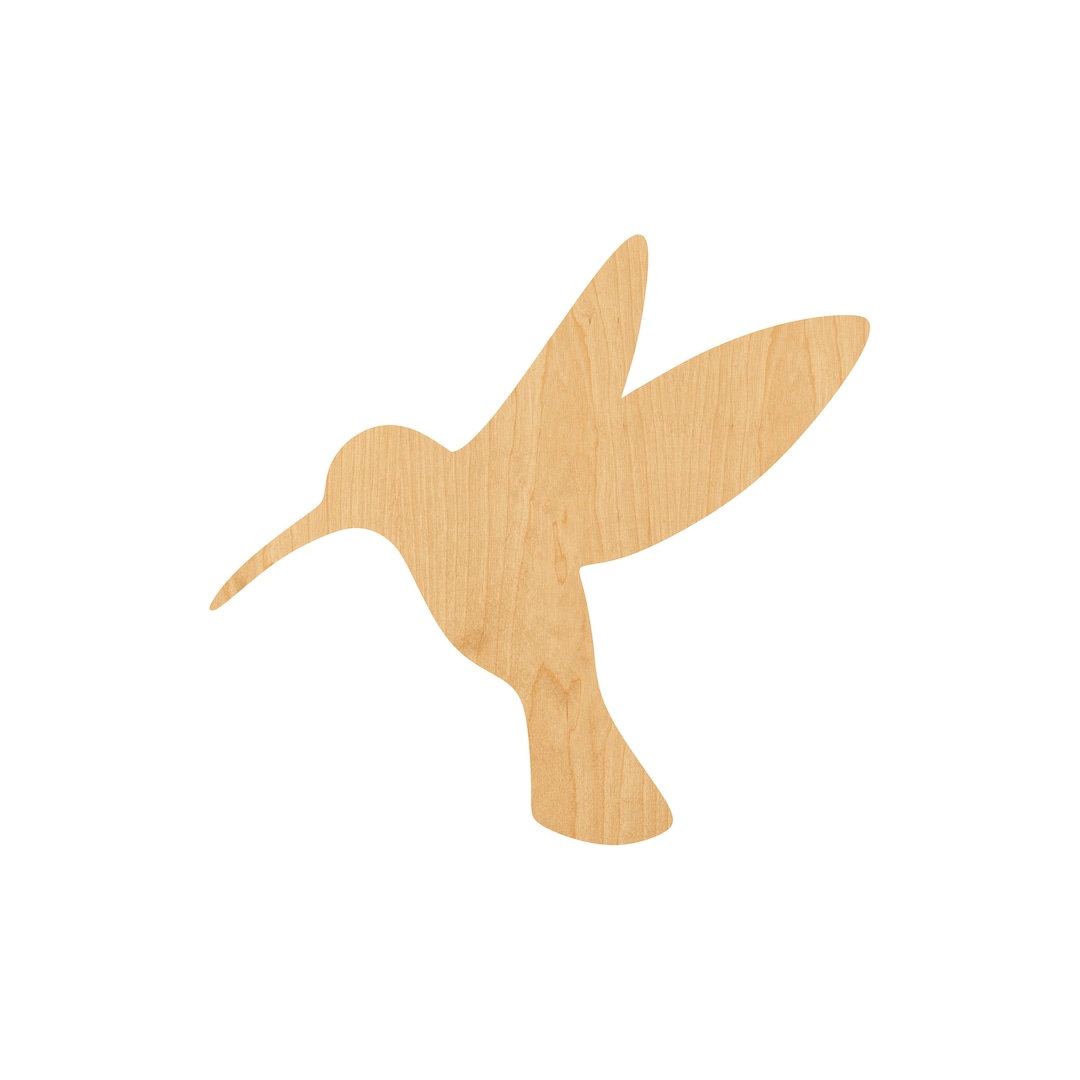 Hummingbird Laser Cut Out Wood Shape Craft Supply – Woodcraft Cutout - Etsy