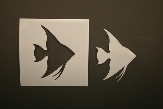 Angelfish Reusable Mylar Stencil Art Supplies - Etsy