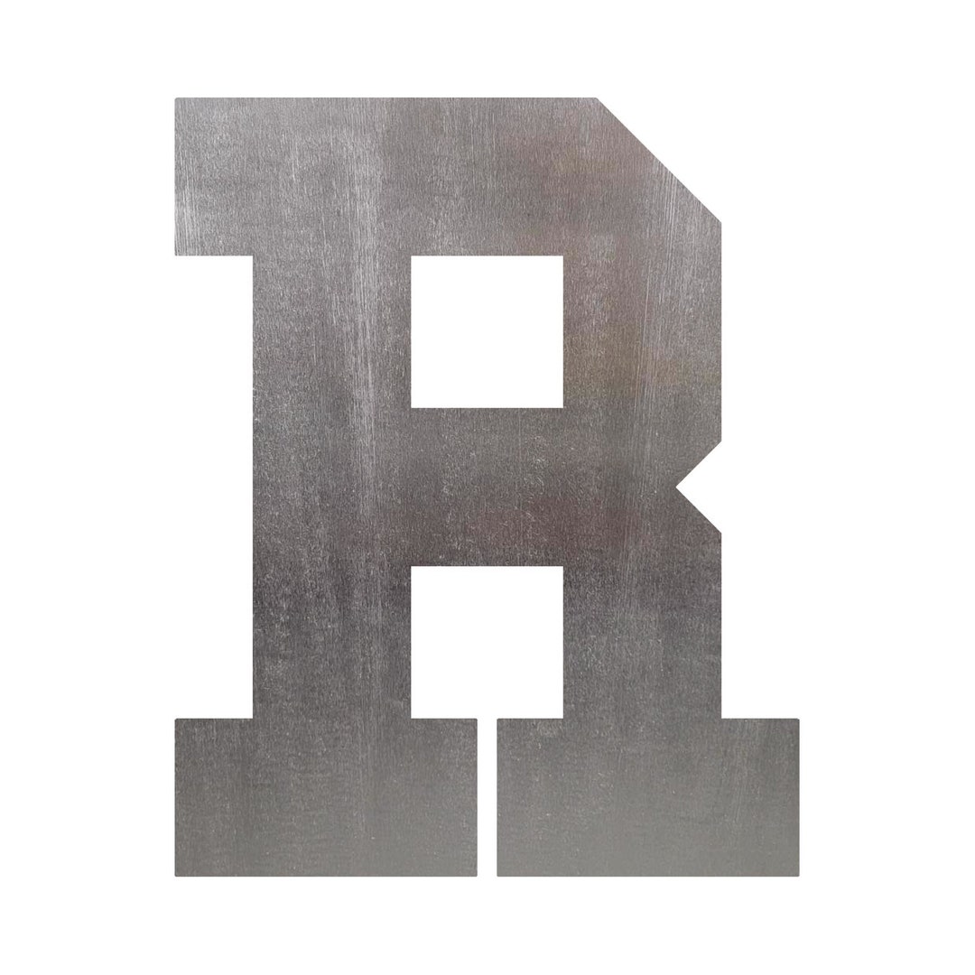 Letter R Steel Cut Out Shape Metal Art Decoration Home Decor Craft ...