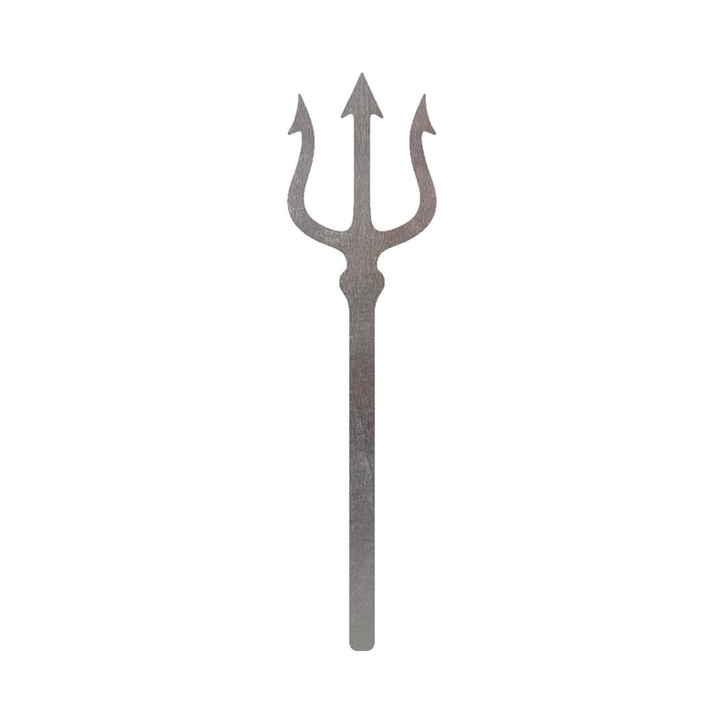 Trident Steel Cut Out Shape Metal Art Decoration Home Decor Craft ...