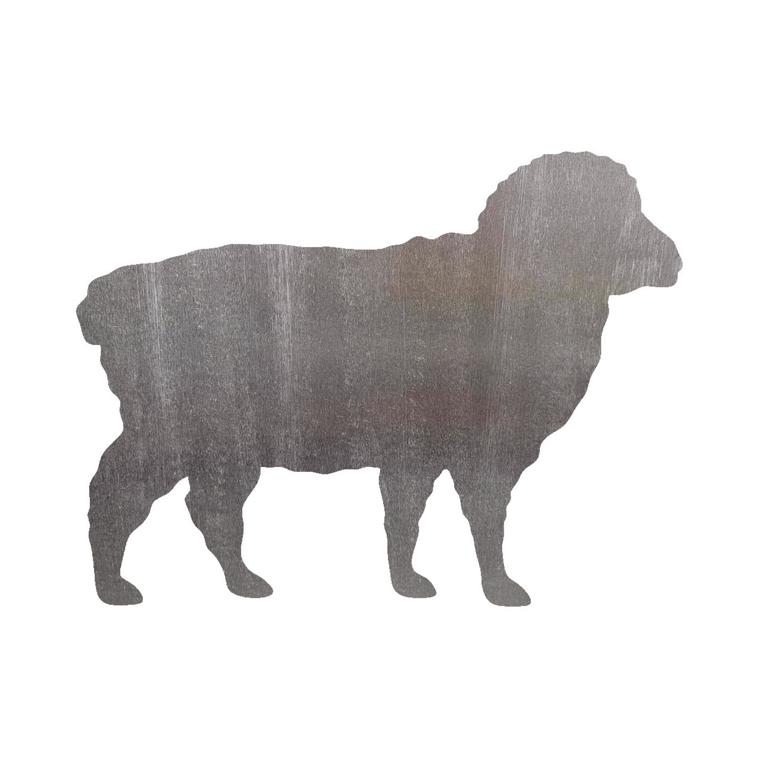 Sheep Steel Cut Out Shape Metal Art Decoration Home Decor Craft Supply ...