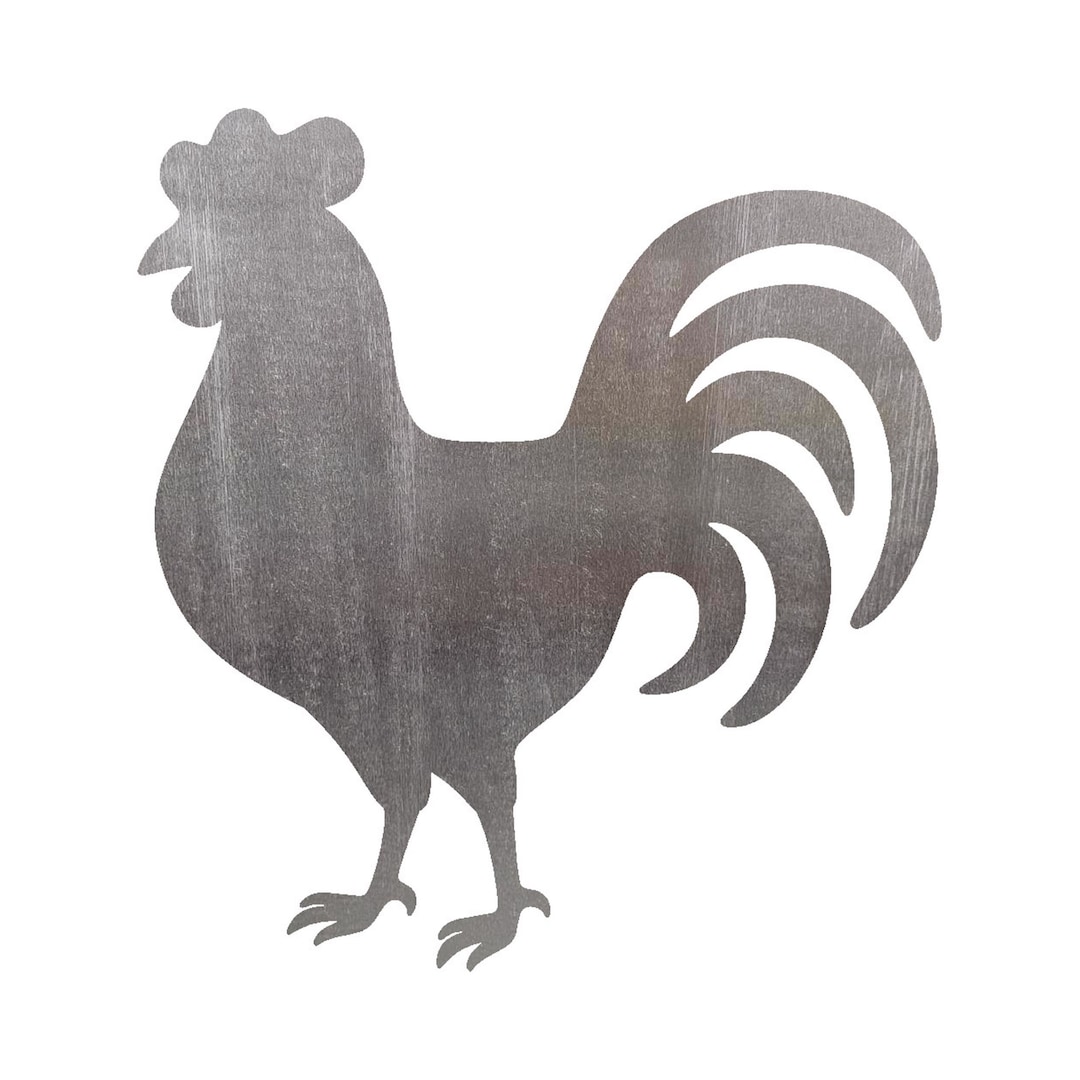 Rooster 3 Steel Cut Out Shape Metal Art Decoration Home Decor Craft ...