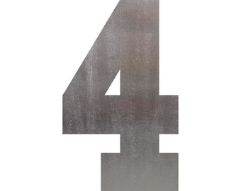 Number 2 Metal Cutout Shape, Wall Art Decoration for Home, Farmhouse ...