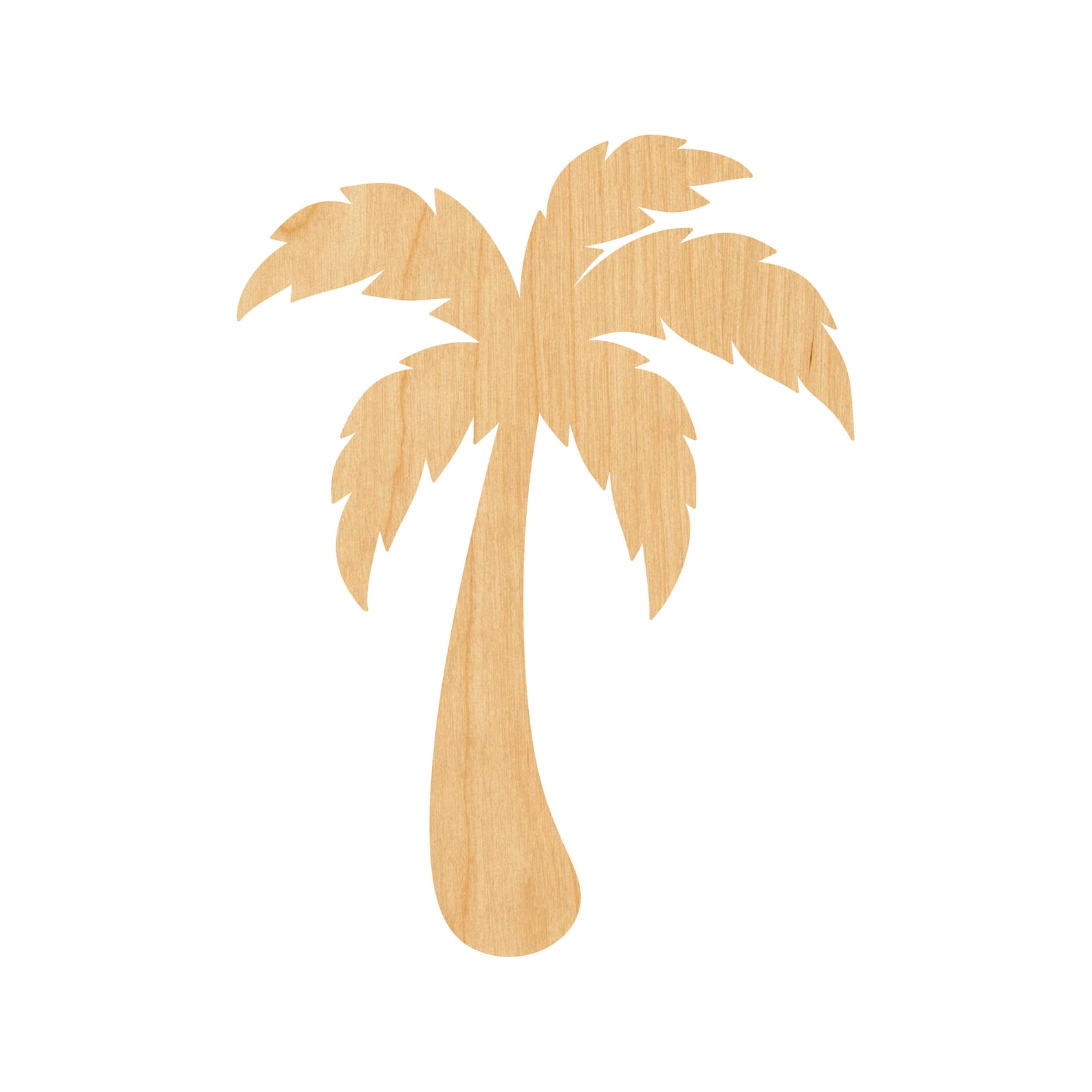 Palm Tree Laser Cut Out Wood Shape Craft Supply Woodcraft | Etsy
