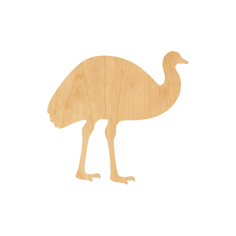 Emu Laser Cut Out Wood Shape Craft Supply – Woodcraft Cutout - Etsy