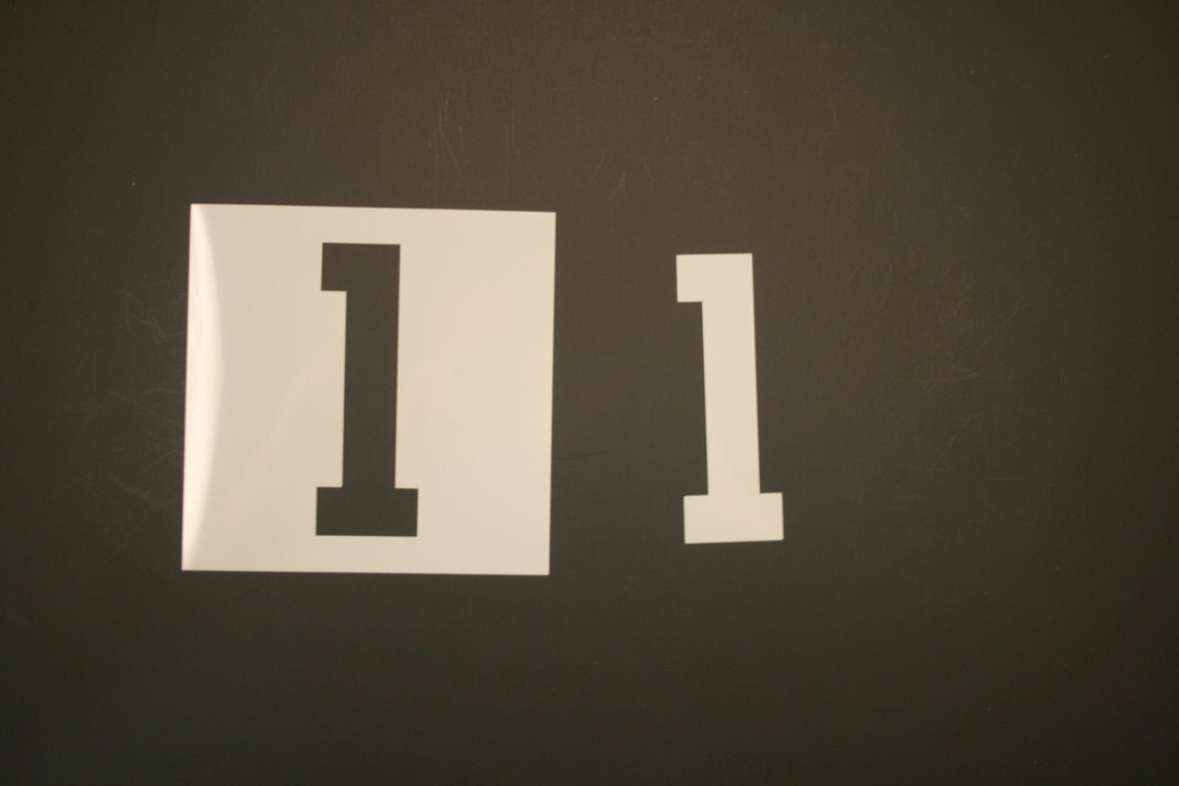 Lower Case Letter L Reusable Mylar Stencil - Art Supplies - Etsy