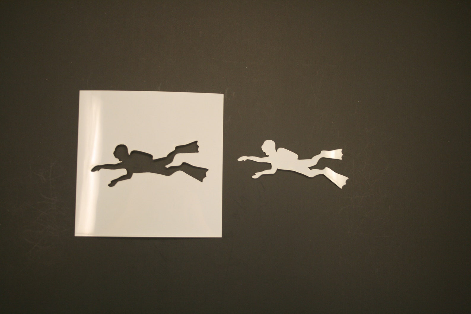 Scuba Diver Reusable Mylar Stencil Art Supplies - Etsy