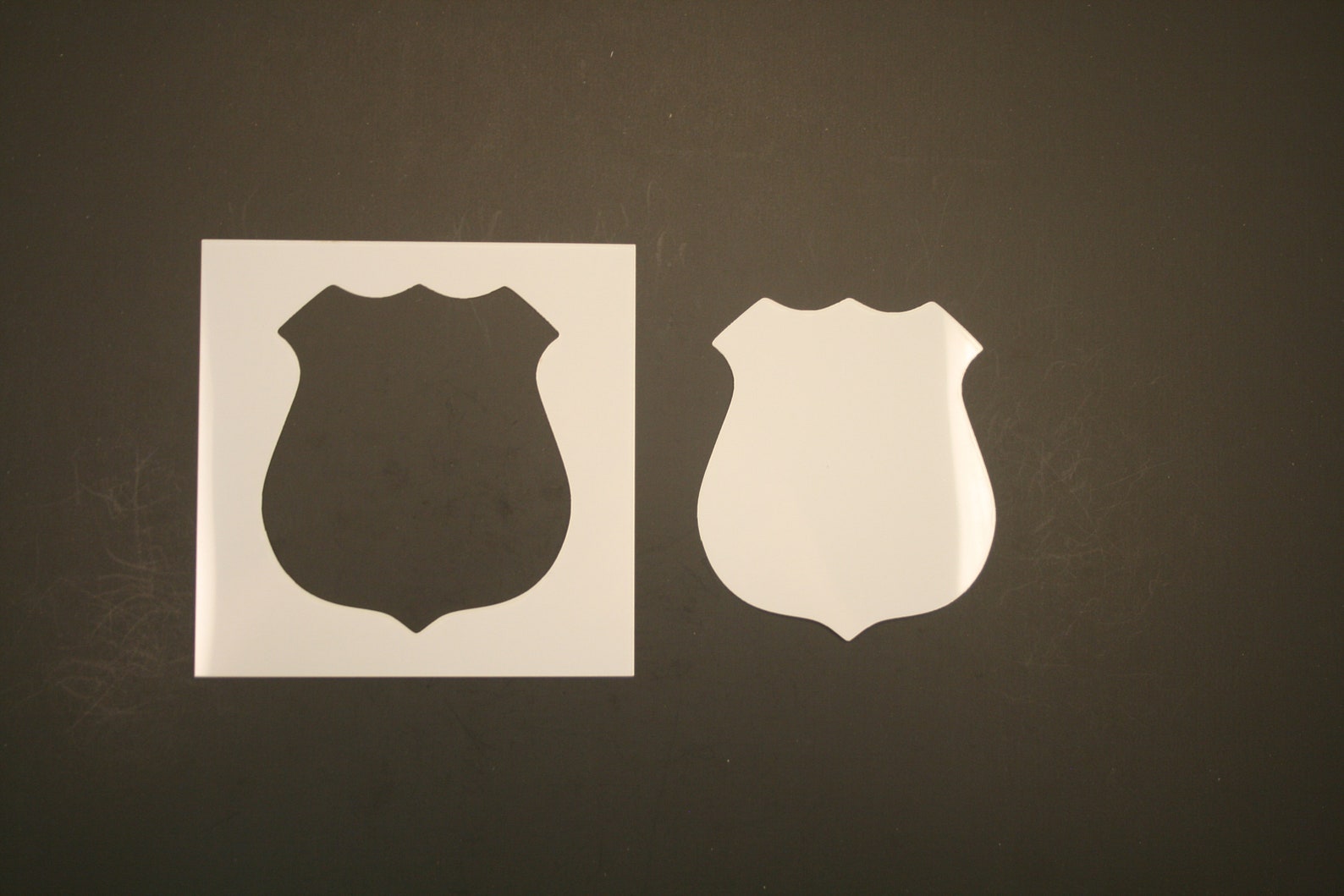 Police Badge Reusable Mylar Stencil - Art Supplies - Etsy