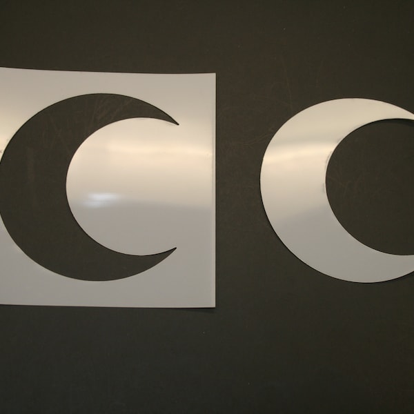 Crescent Stencil - Etsy