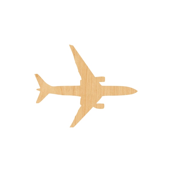 Jet Airplane Laser Cut Out Wood Shape Craft Supply Woodcraft - Etsy