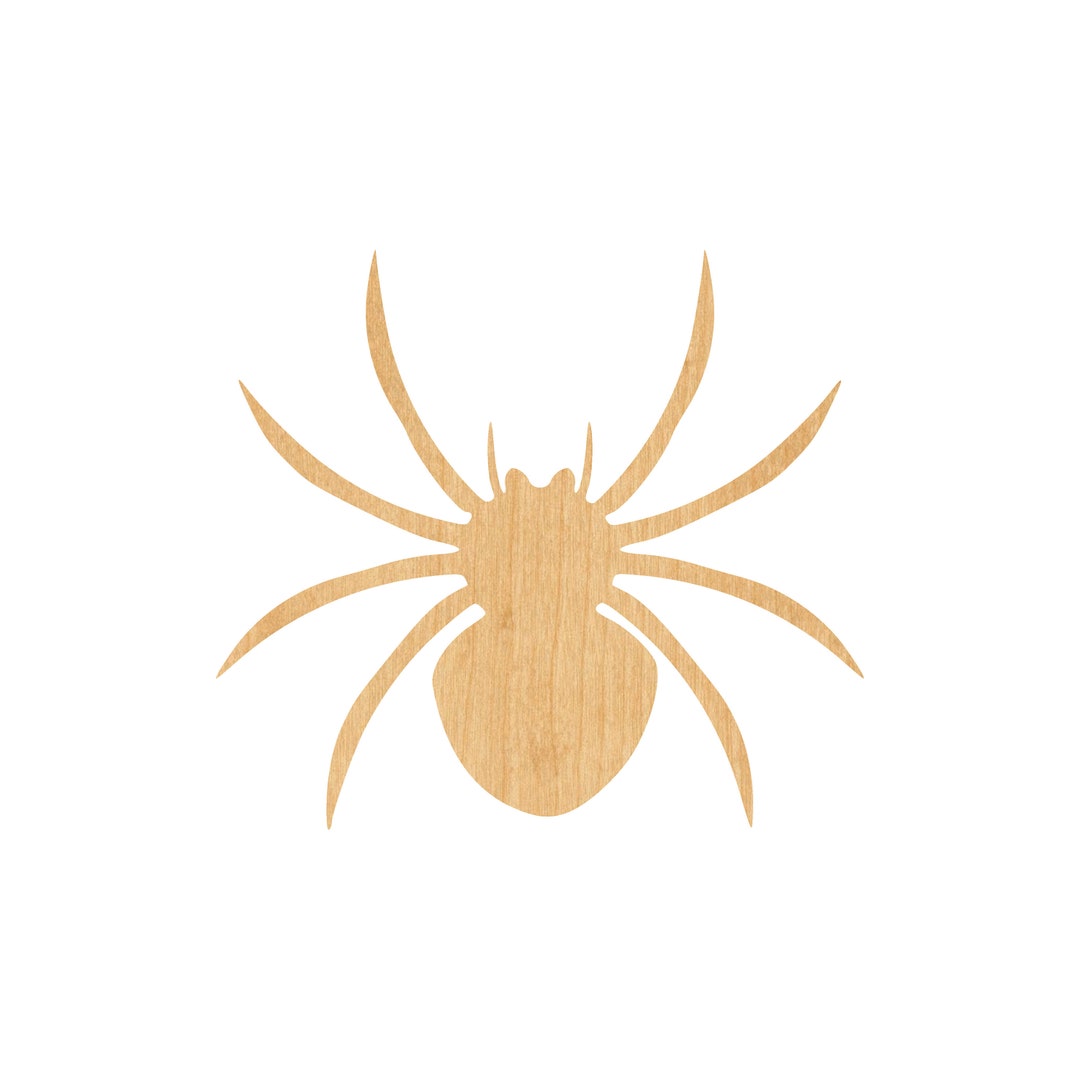 Spider 5 Laser Cut Out Wood Shape Craft Supply - Woodcraft Cutout - Etsy