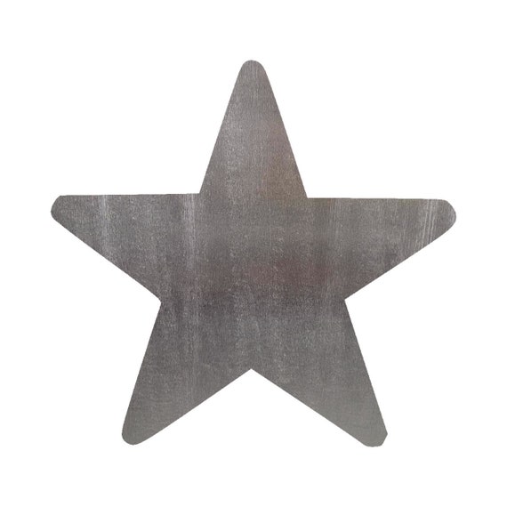 Star 5 Steel Cut Out Shape Metal Art Decoration Home Decor | Etsy