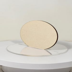 Oval Laser Cut Out Wood Shape Craft Supply - Woodcraft Cutout - Etsy