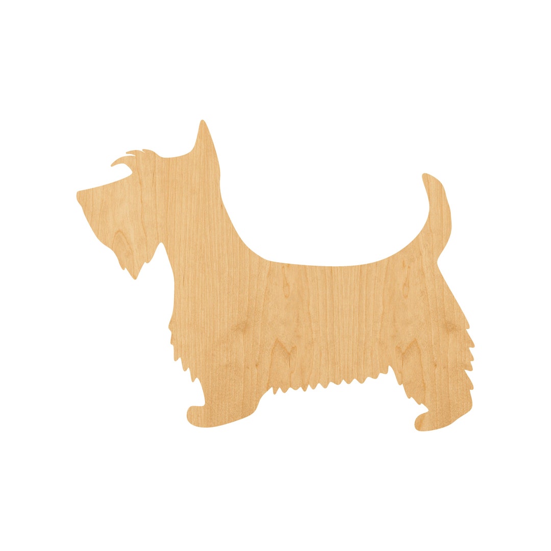Scottie Dog Laser Cut Out Wood Shape Craft Supply – Woodcraft Cutout - Etsy