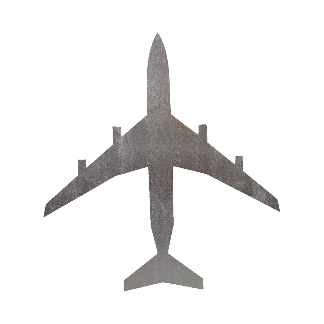 Plane Steel Cut Out Shape Metal Art Decoration Home Decor Craft Supply ...