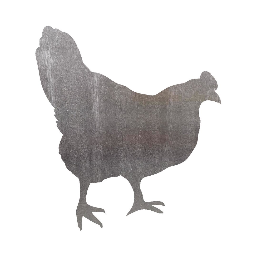 Hen 2 Steel Cut Out Shape Metal Art Decoration Home Decor Craft Supply ...