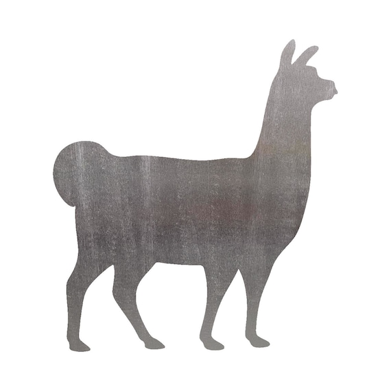 Llama 2 Steel Cut Out Shape Metal Art Decoration Home Decor | Etsy