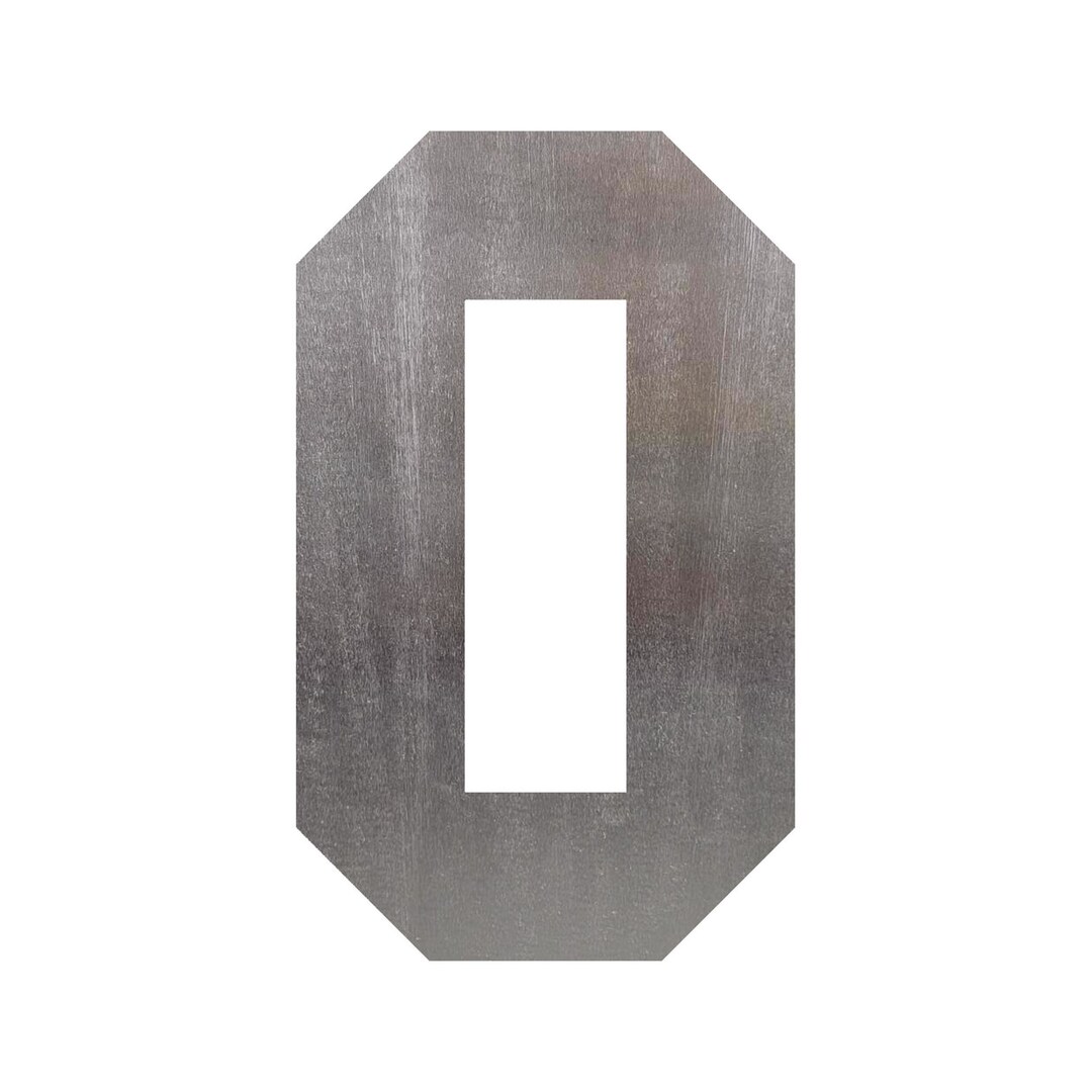 Letter O Steel Cut Out Shape Metal Art Decoration Home Decor Craft ...