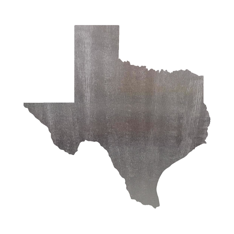 Texas Steel Cut Out Shape Metal Art Decoration Home Decor Craft Supply ...