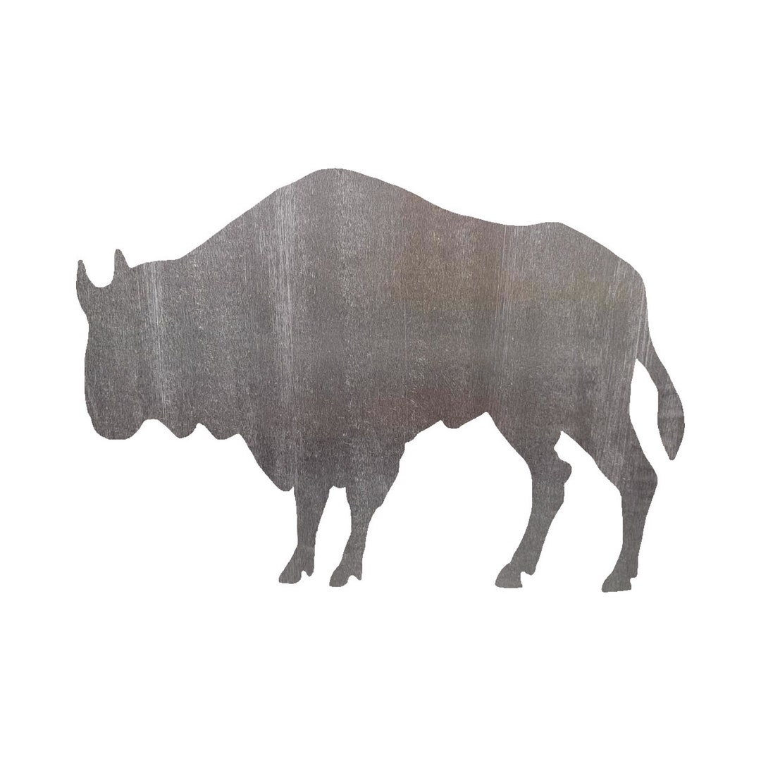 Buffalo Steel Cut Out Shape Metal Art Decoration Home Decor Craft ...