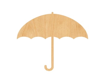 Unfinished Wooden Umbrella Shape Rain Craft up to - Etsy