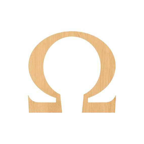 Omega Laser Cut Out Wood Shape Craft Supply Woodcraft Cutout - Etsy