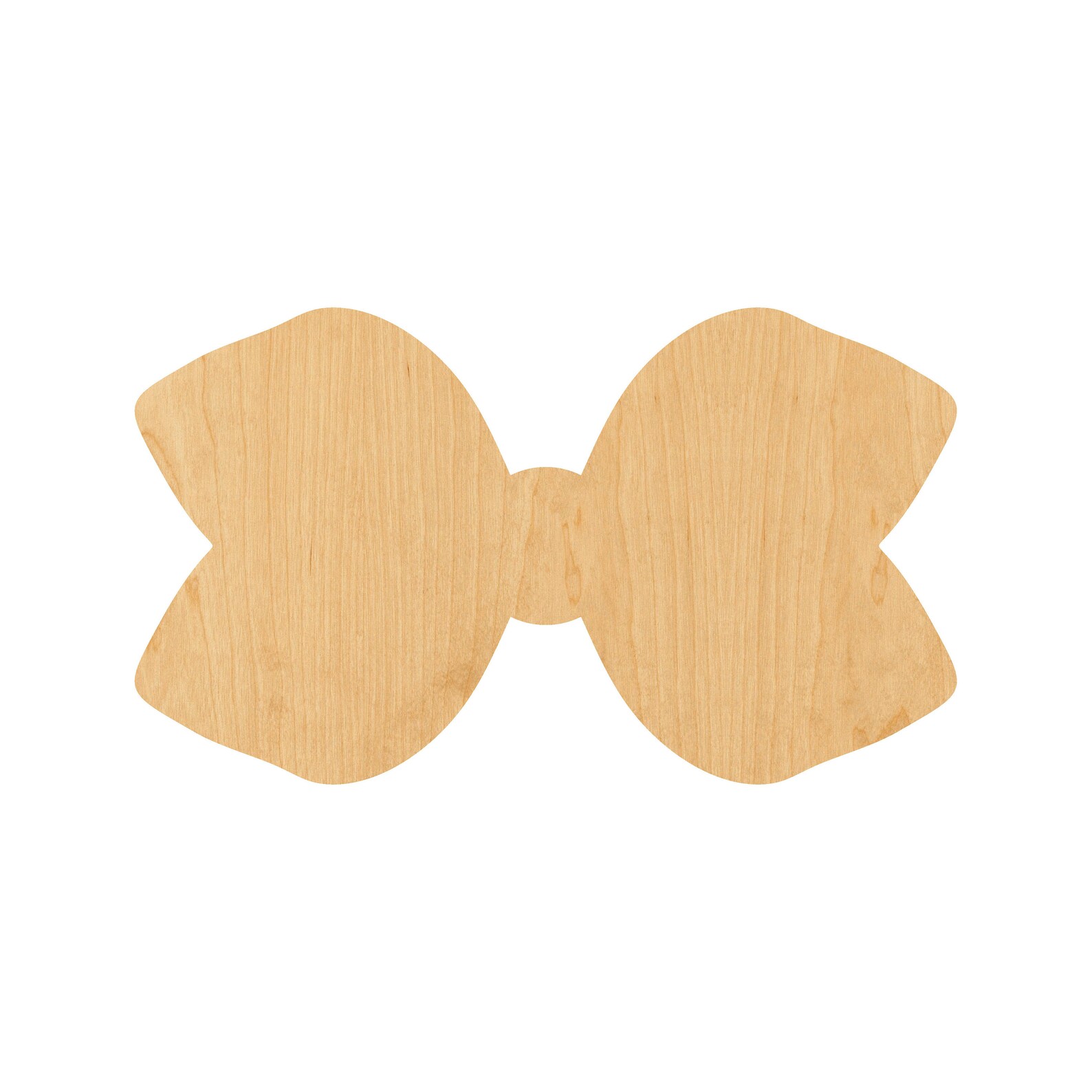 Hair Bow Laser Cut Out Wood Shape Craft Supply Woodcraft - Etsy