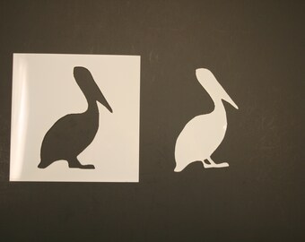 Pelican Stencil Reusable Pelican Stencil Art Stencil DIY - Etsy