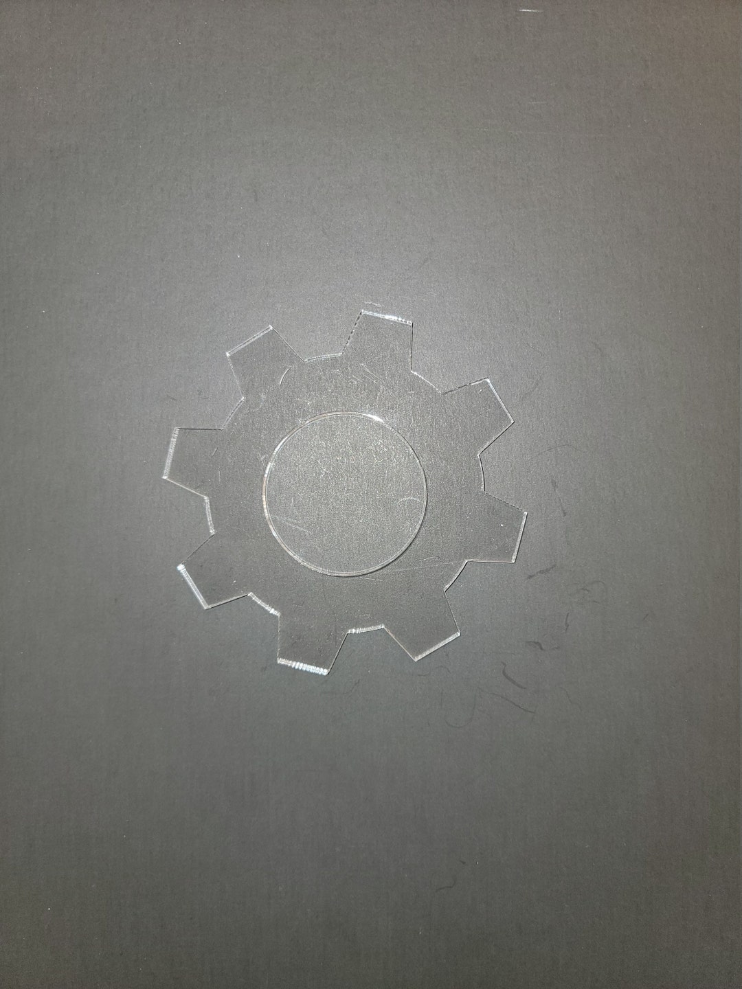 Gear Design 9 Clear Acrylic Plexiglass Shapes, Multiple Thicknesses - Etsy