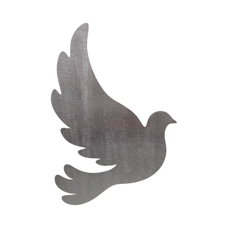 Dove 2 Steel Cut Out Shape Metal Art Decoration Home Decor - Etsy