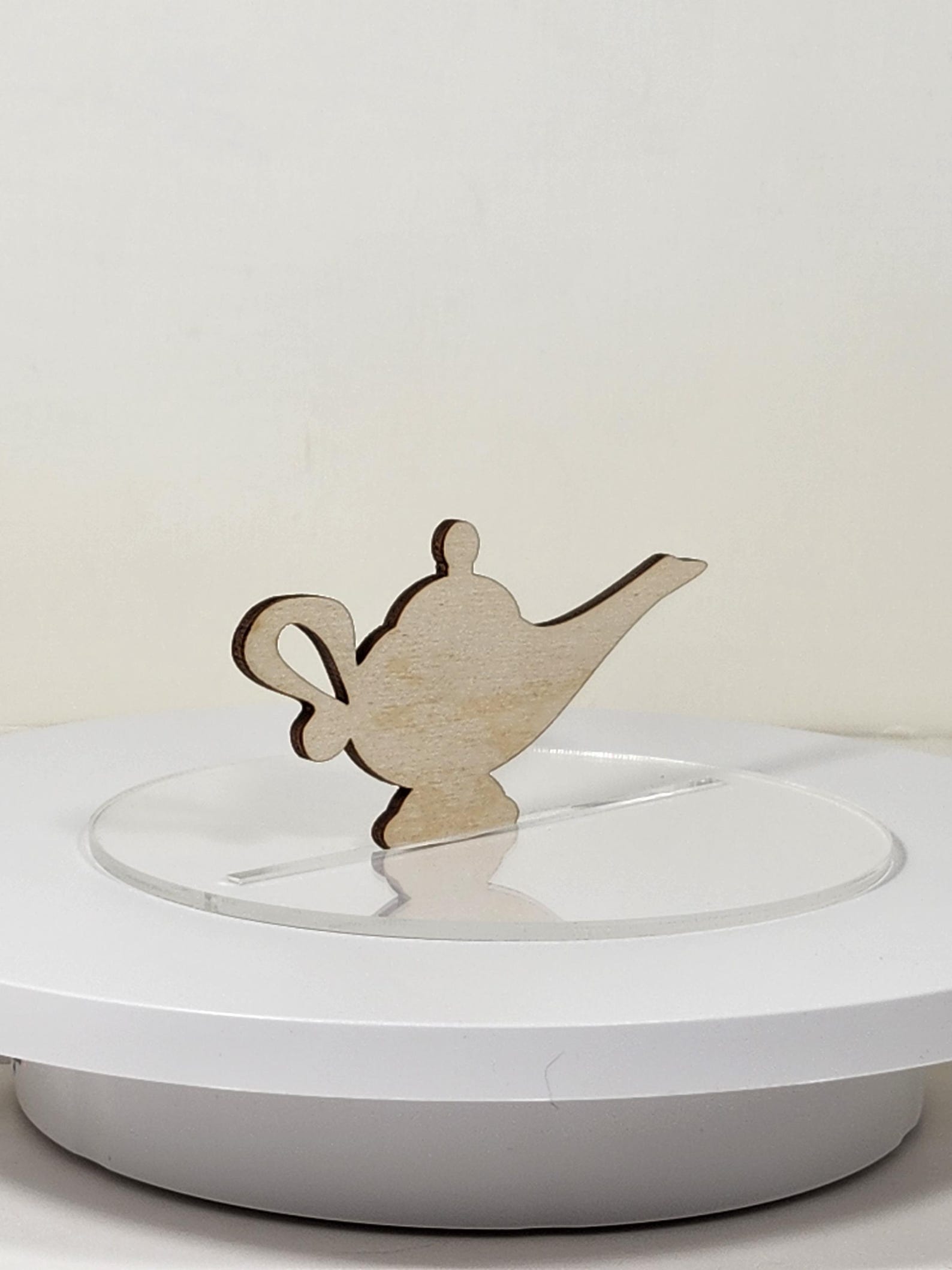 Genie Lamp Laser Cut Out Wood Shape Craft Supply - Woodcraft Cutout - Etsy