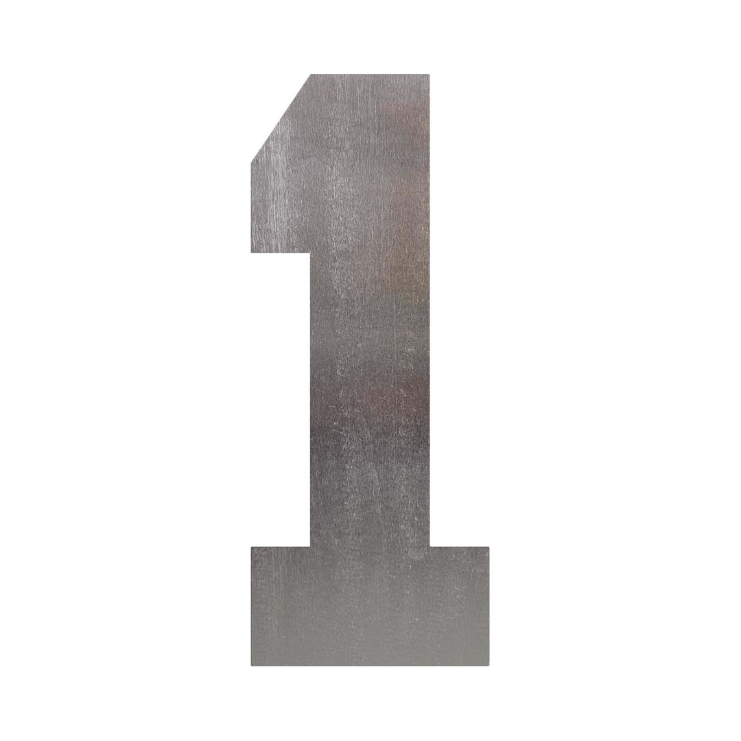 Number 1 Steel Cut Out Shape Metal Art Decoration Home Decor Craft ...