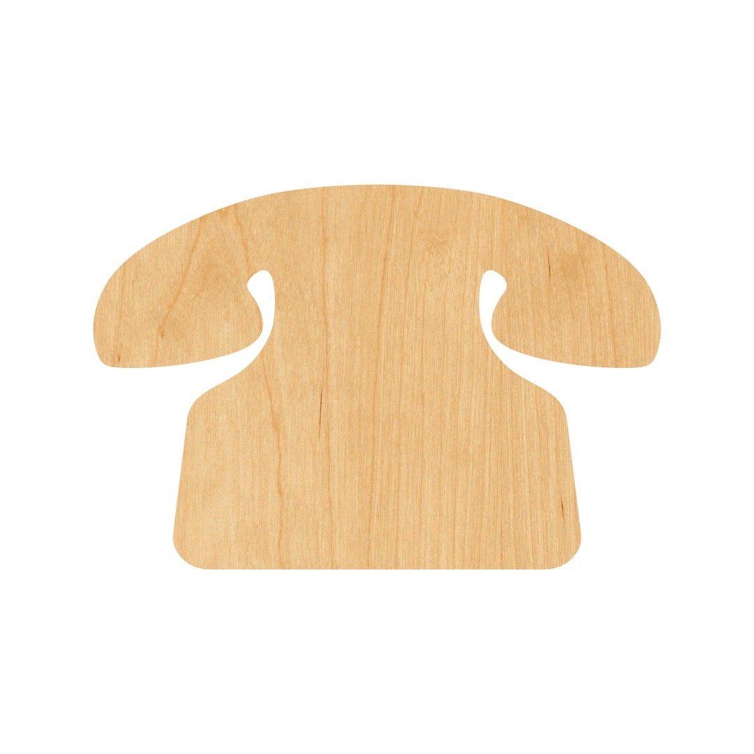 Phone Laser Cut Out Wood Shape Craft Supply - Woodcraft Cutout - Etsy