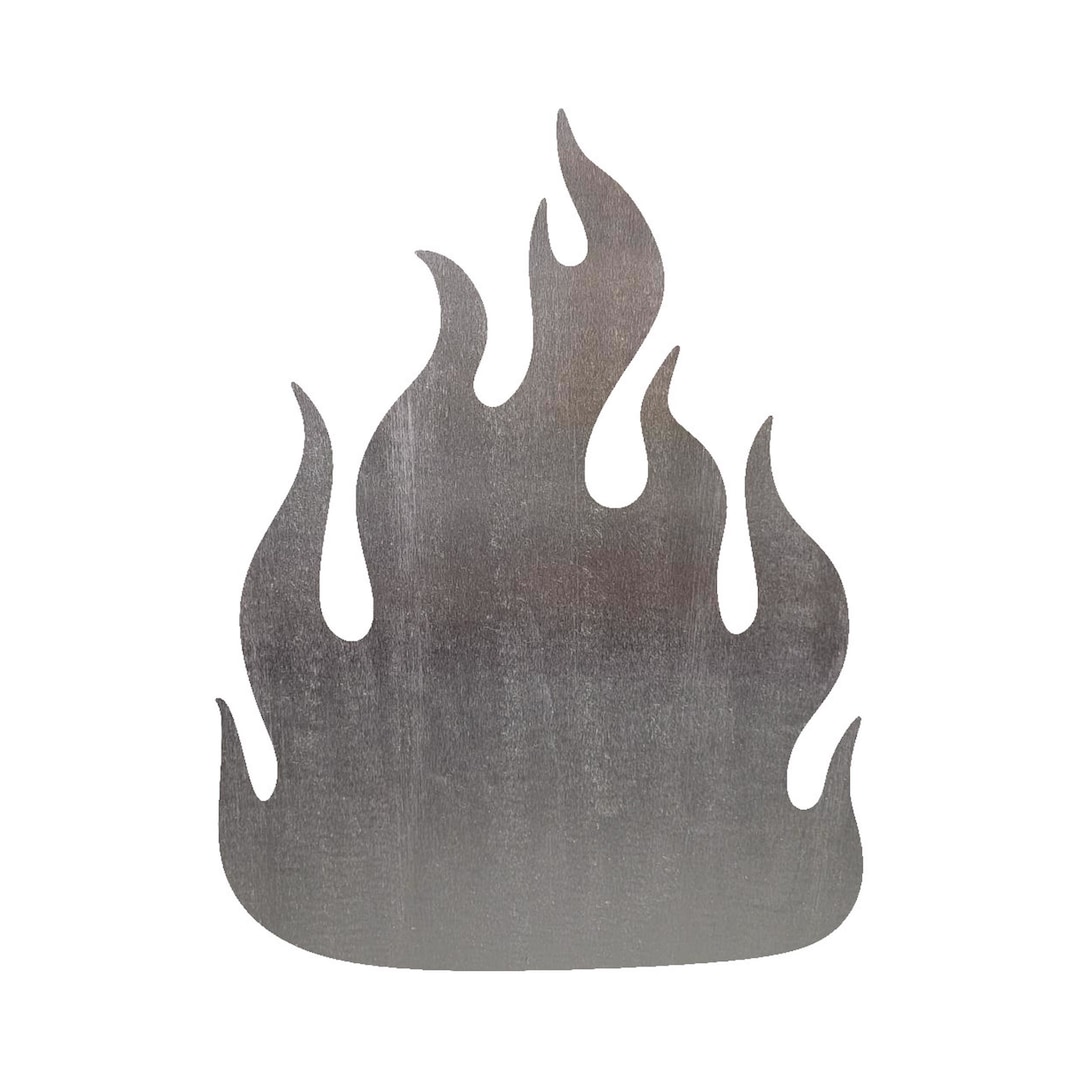 Fire 2 Steel Cut Out Shape Metal Art Decoration Home Decor Craft Supply ...
