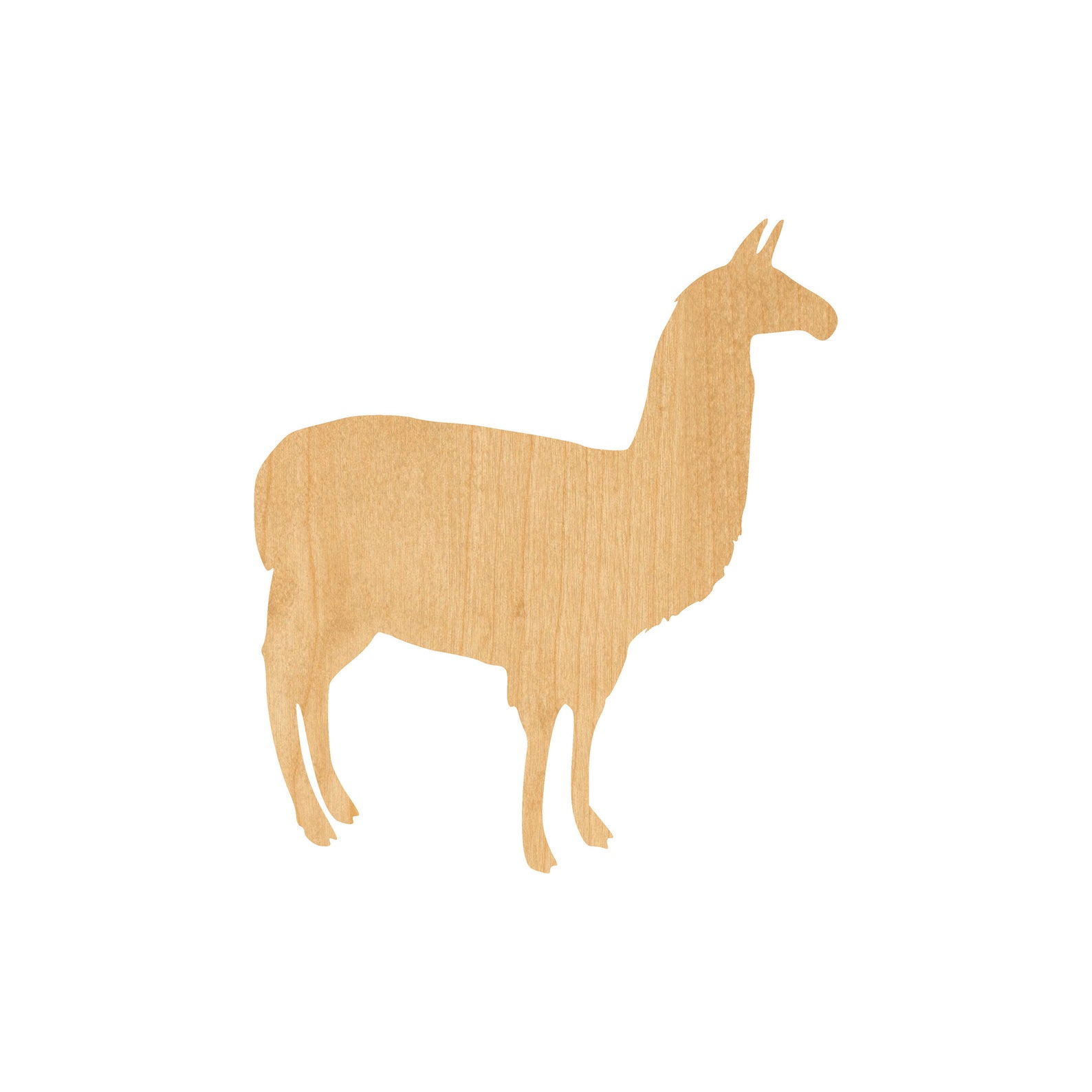Alpaca 1 Laser Cut Out Wood Shape Craft Supply Woodcraft - Etsy