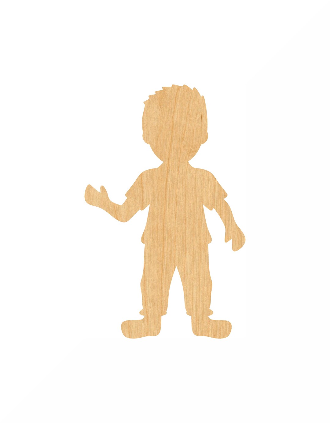 Boy Laser Cut Out Wood Shape Craft Supply - Woodcraft Cutout - Etsy