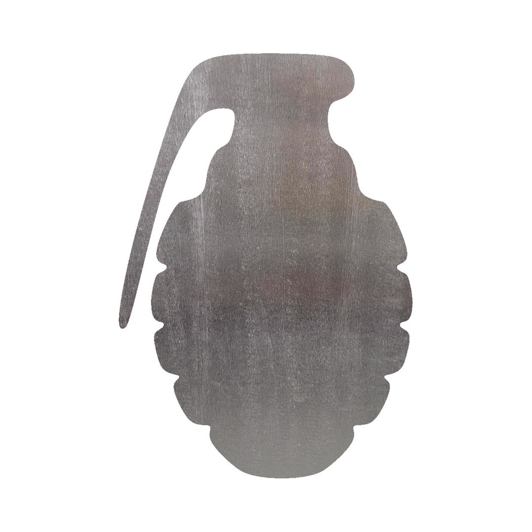 Grenade Steel Cut Out Shape Metal Art Decoration Home Decor Craft ...