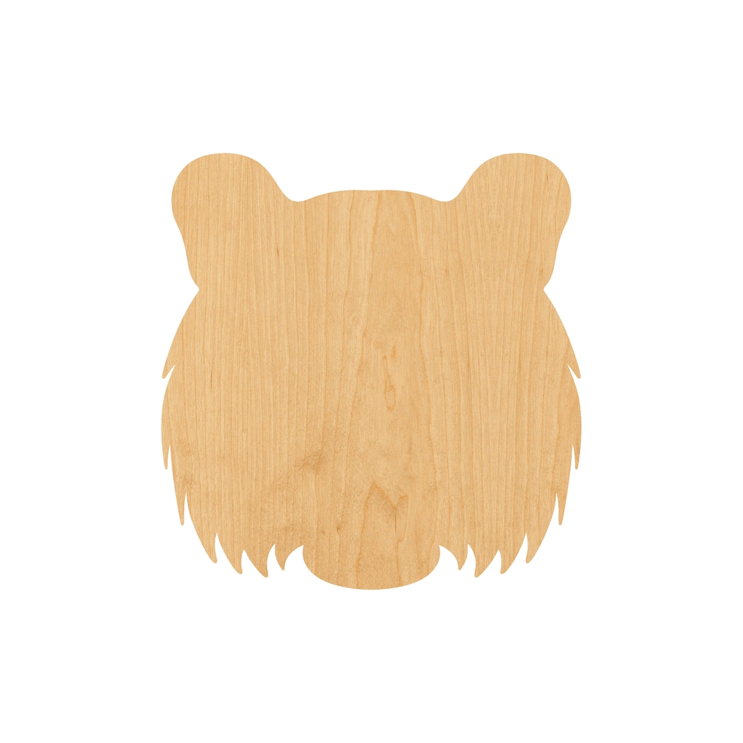 Tiger Head Laser Cut Out Wood Shape Craft Supply – Woodcraft Cutout - Etsy