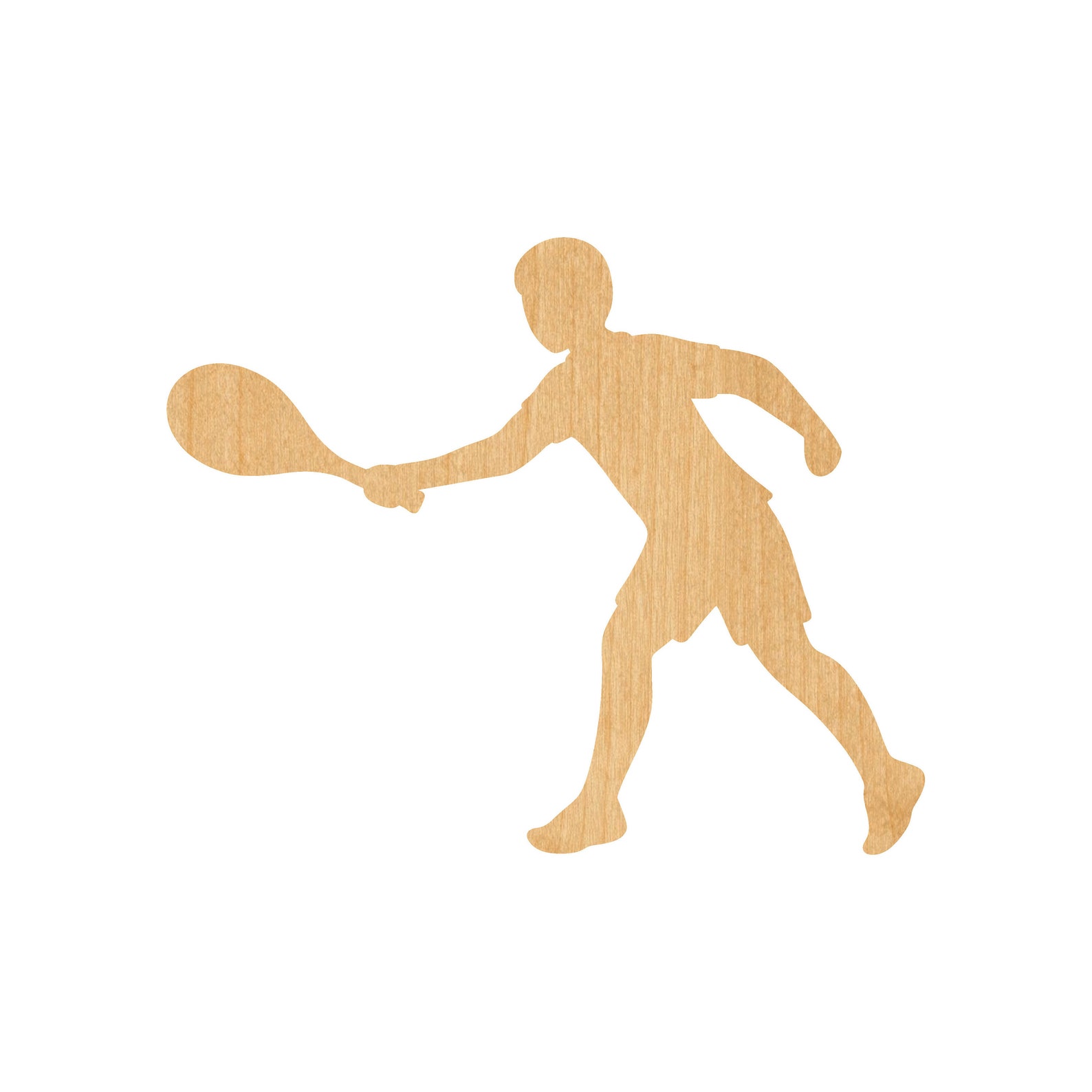 Tennis Player Laser Cut Out Wood Shape Craft Supply | Etsy