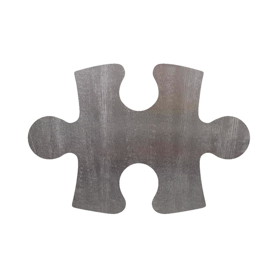 Puzzle Piece Steel Cut Out Shape Metal Art Decoration Home Decor Craft ...
