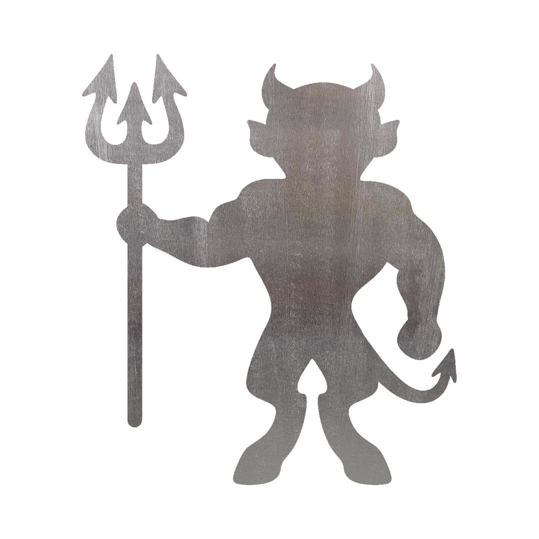 Devil Steel Cut Out Shape Metal Art Decoration Home Decor Craft Supply ...