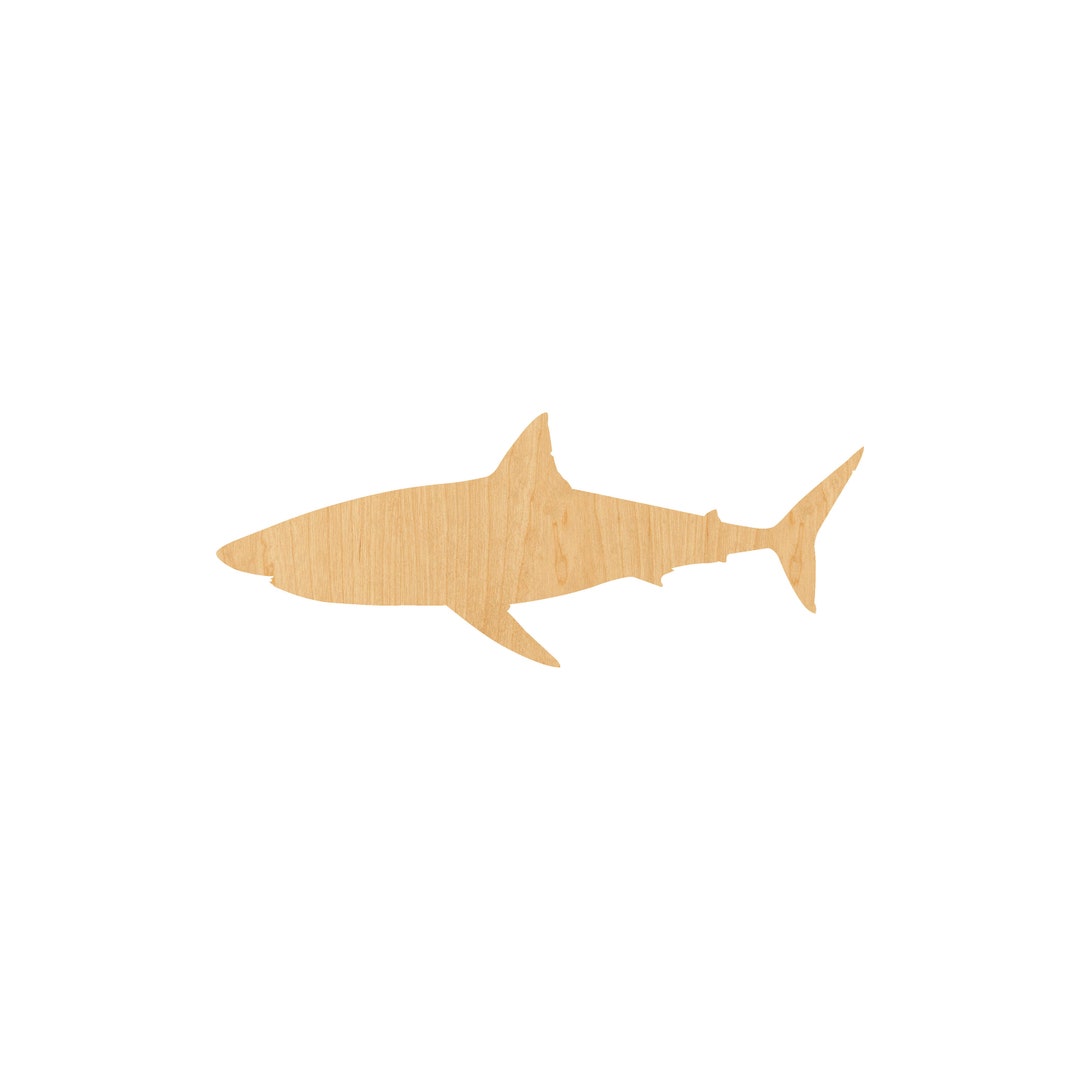 Shark 3 Laser Cut Out Wood Shape Craft Supply – Woodcraft Cutout - Etsy