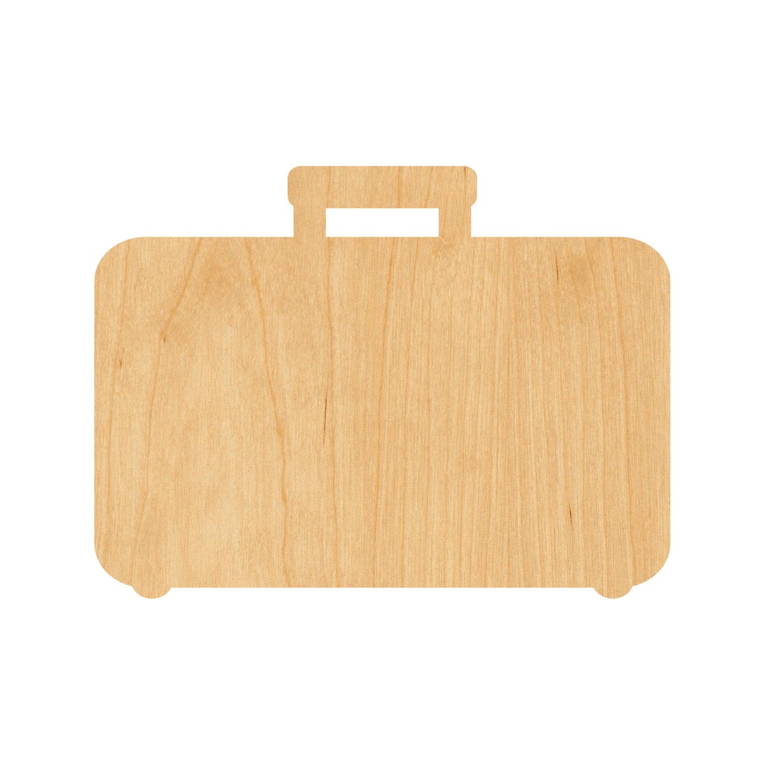 Suitcase Laser Cut Out Wood Shape Craft Supply - Woodcraft Cutout - Etsy