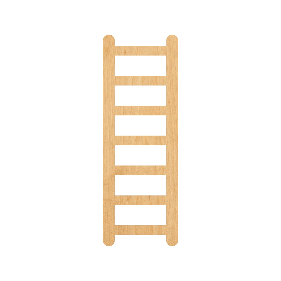 Ladder Laser Cut Out Wood Shape Craft Supply - Woodcraft Cutout - Etsy