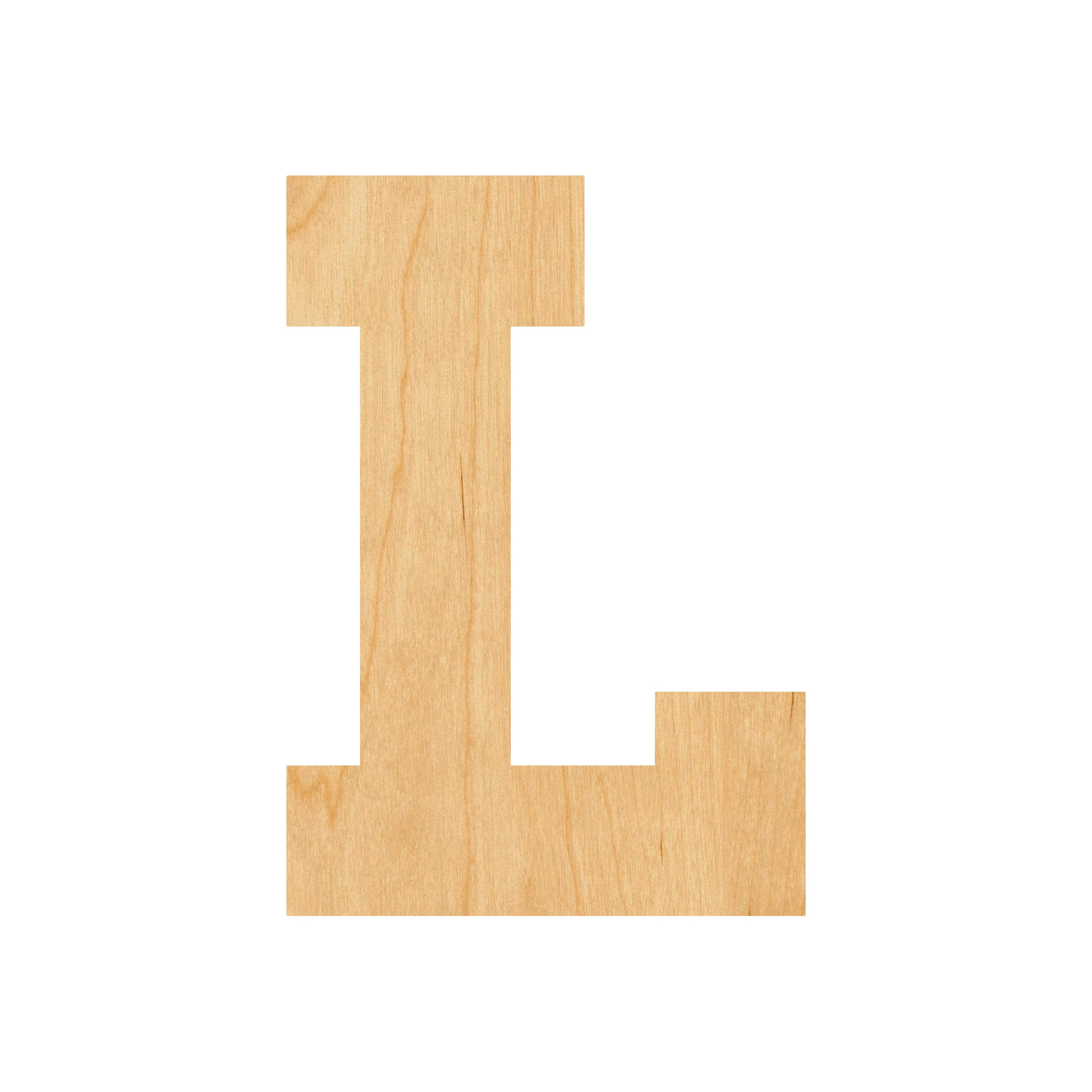 Letter L Laser Cut Out Wood Shape Craft Supply Woodcraft - Etsy UK